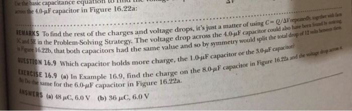 Solved le the basic capacitance equation t 4.0-pF capacitor | Chegg.com