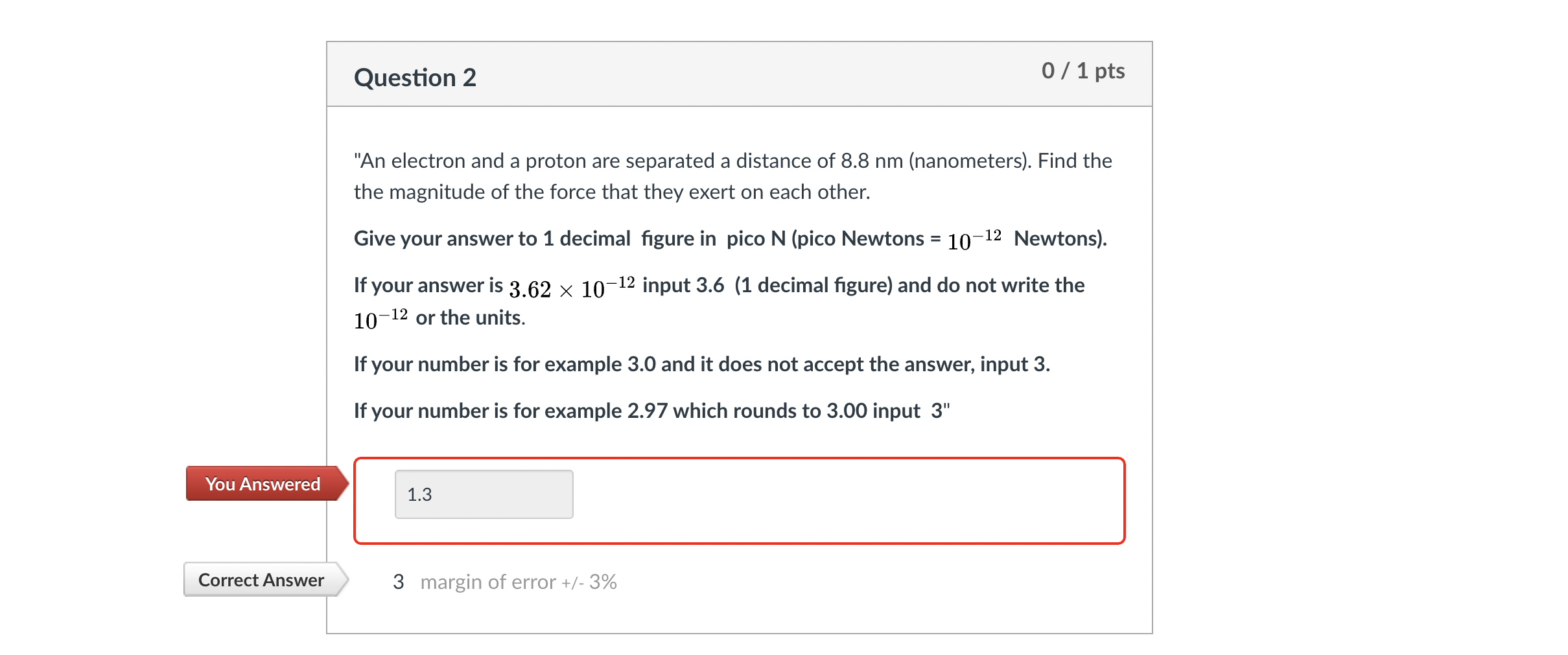 Solved Question 2 0 1 Pts An Electron And A Proton Are