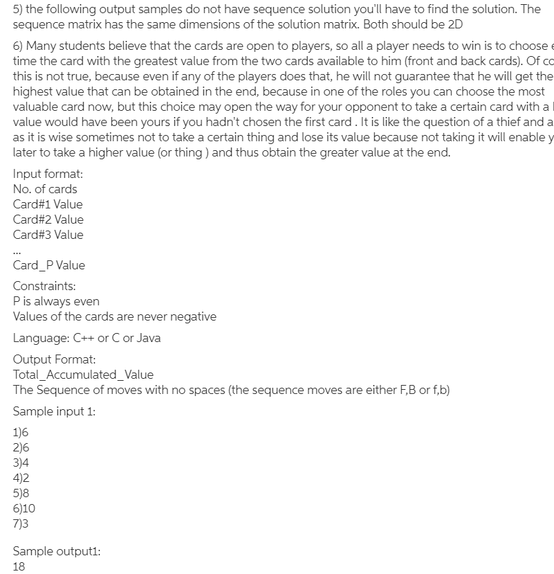 Use dynamic programming to solve the following: This | Chegg.com