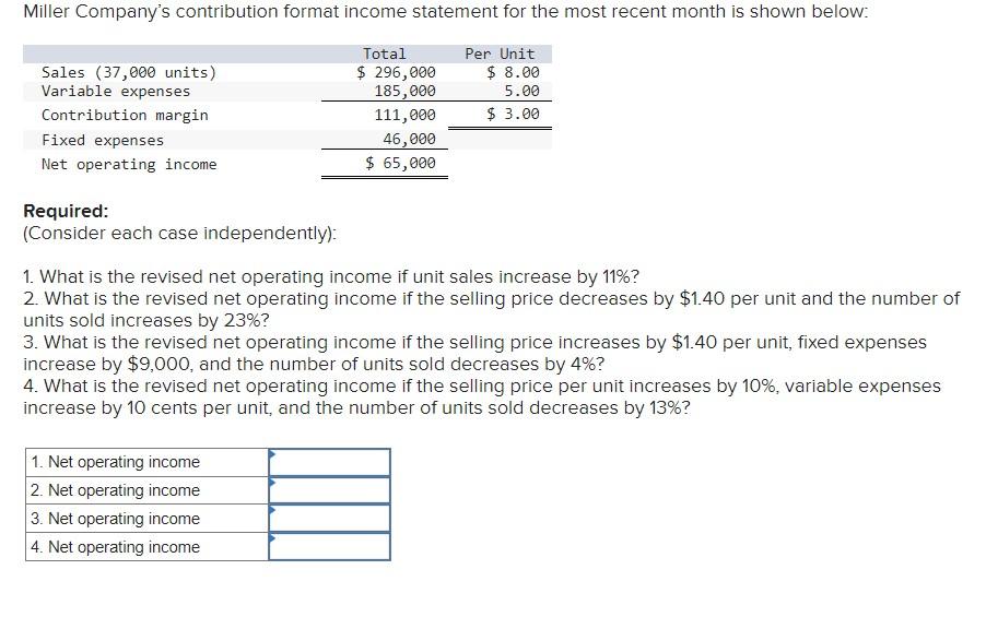 Solved Required: (Consider each case independently): 1. What | Chegg.com