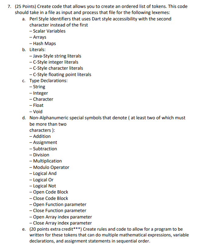 Solved b. Literals: - Java-Style string literals - C-Style | Chegg.com