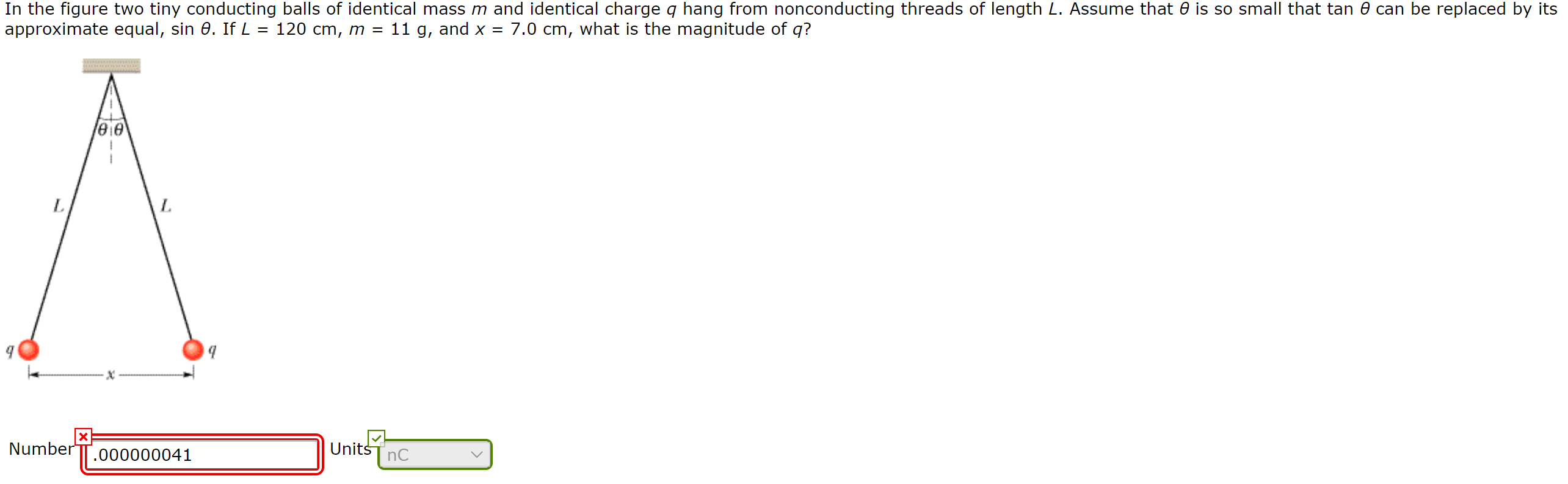 Solved In the figure two tiny conducting balls of identical | Chegg.com