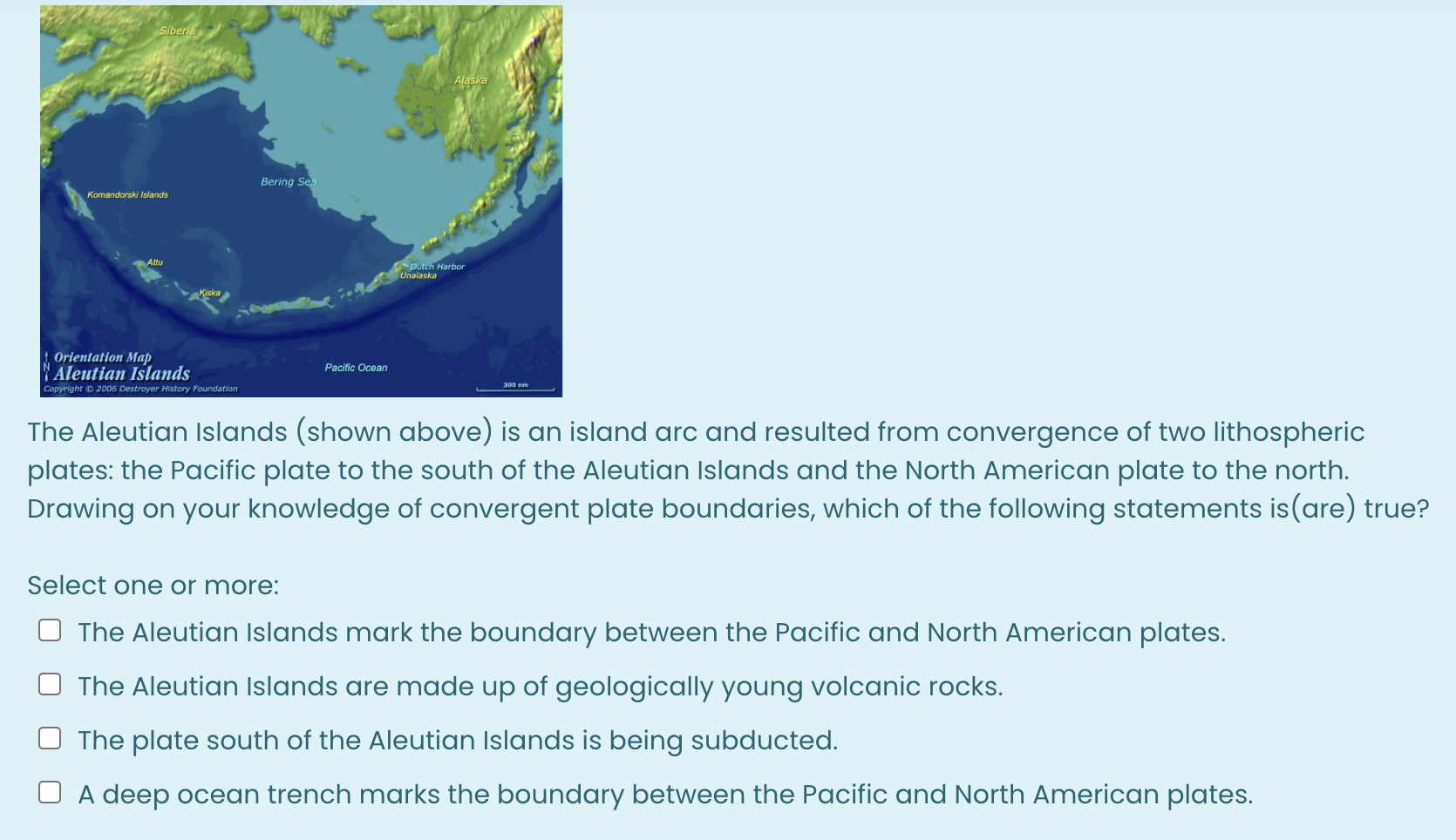 Solved Siberia Alaska Bering Sea Komandorski Islands Attu | Chegg.com