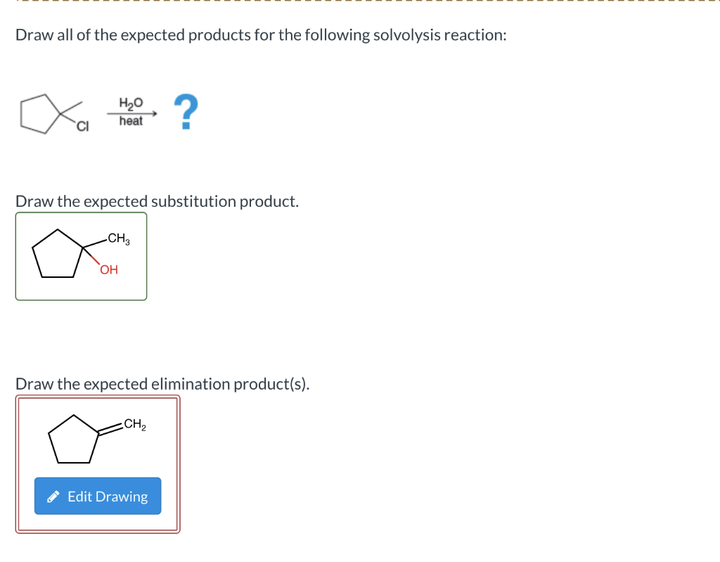 Solved Draw all of the expected products for the following | Chegg.com