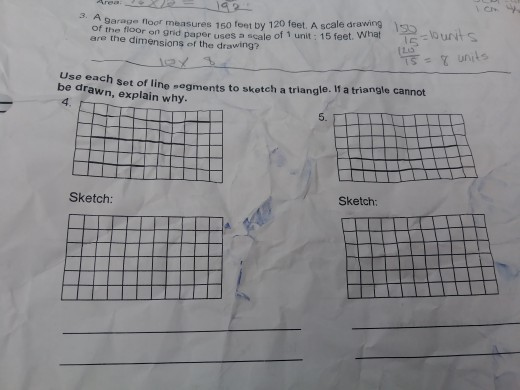 Solved sa Use each set of line segments to skotch a | Chegg.com