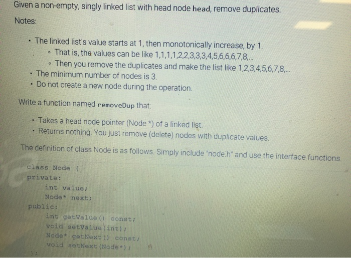 Solved Given a non-empty, singly linked list with head node | Chegg.com
