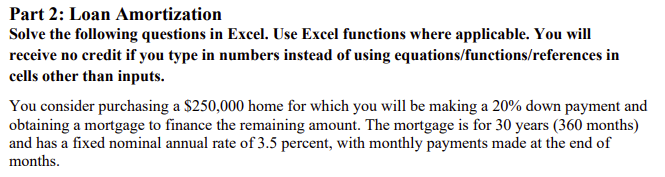 Solved Part 2: Loan Amortization Solve the following | Chegg.com