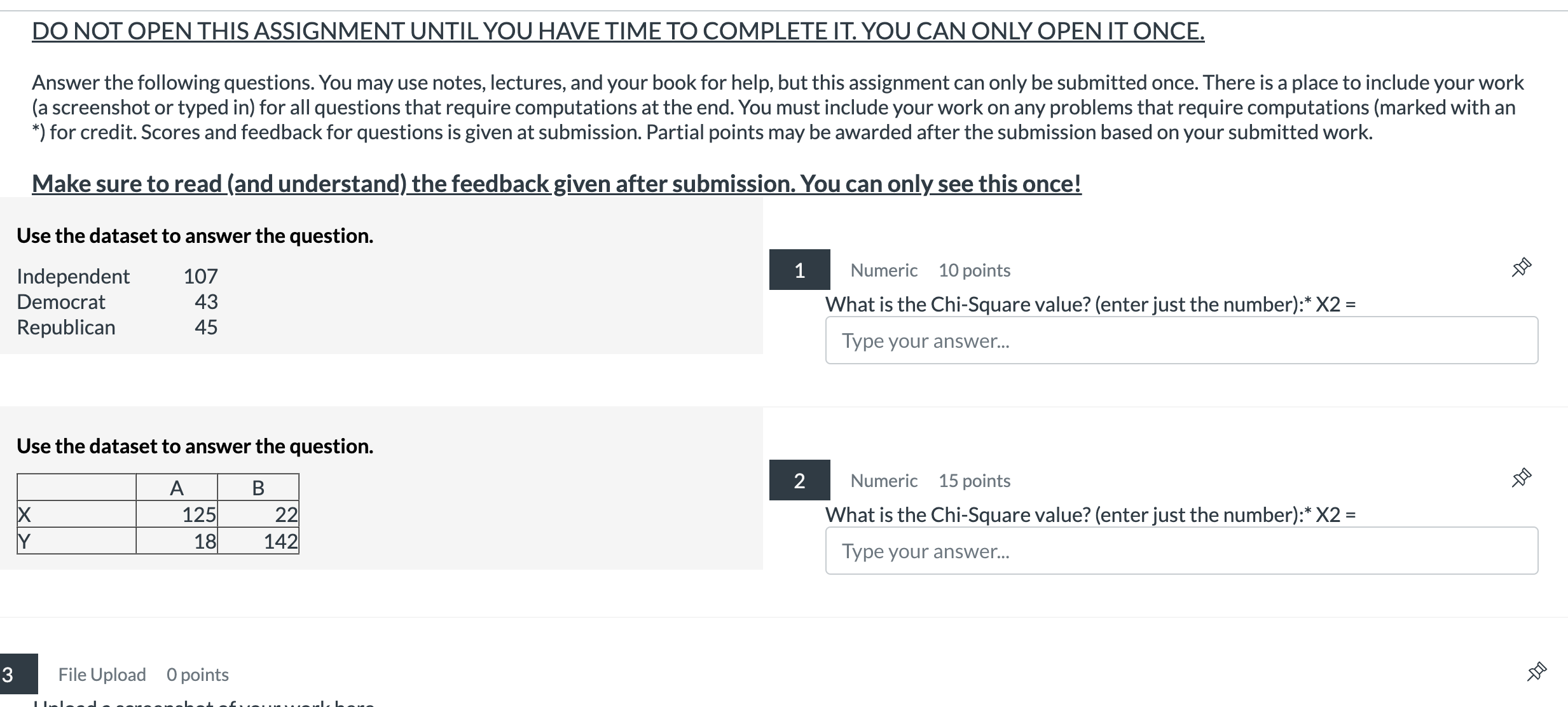 Solved DO NOT OPEN THIS ASSIGNMENT UNTIL YOU HAVE TIME TO | Chegg.com