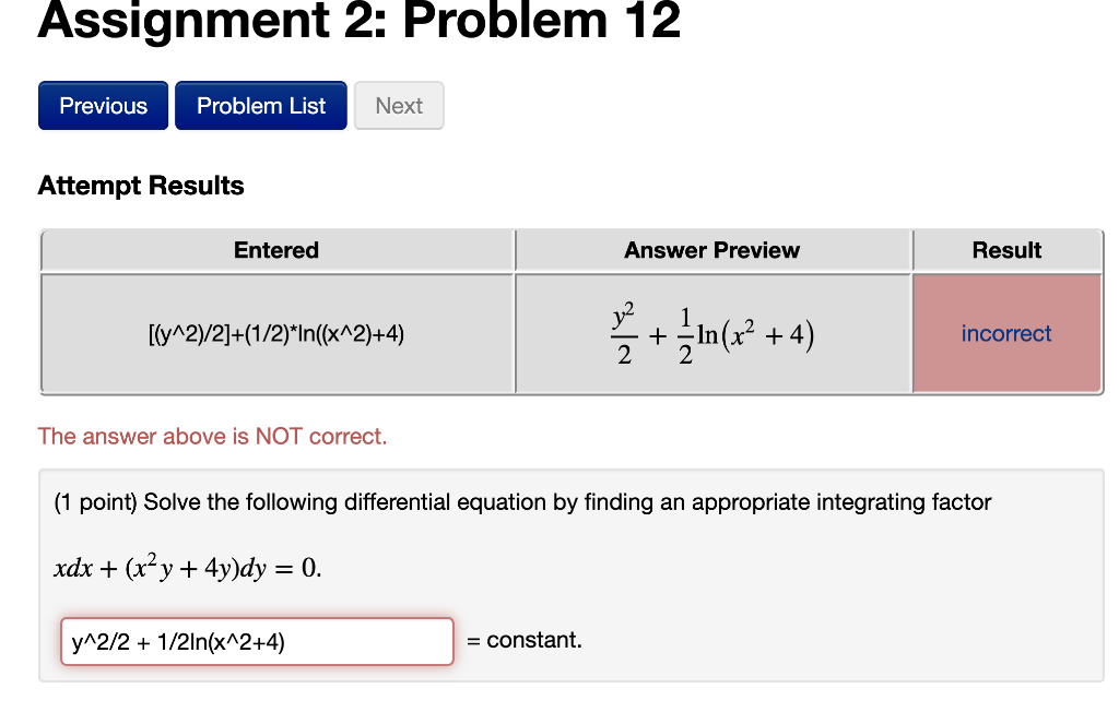 Solved Solve The Following Differential Equation By Finding 8480