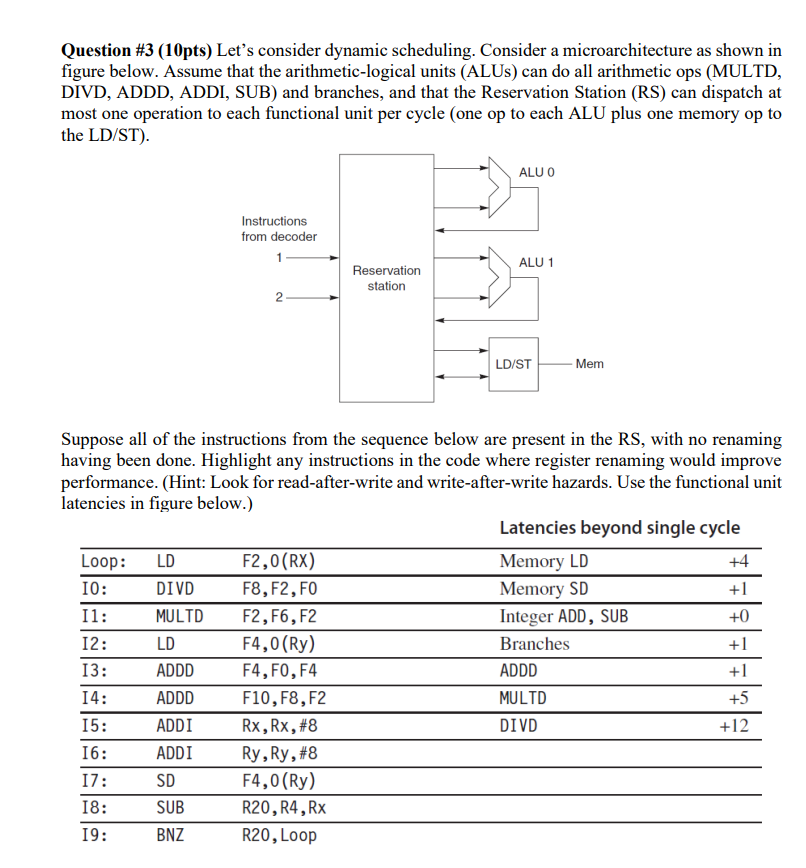 Solved Question \#3 (computer architecture) ﻿Let's consider | Chegg.com