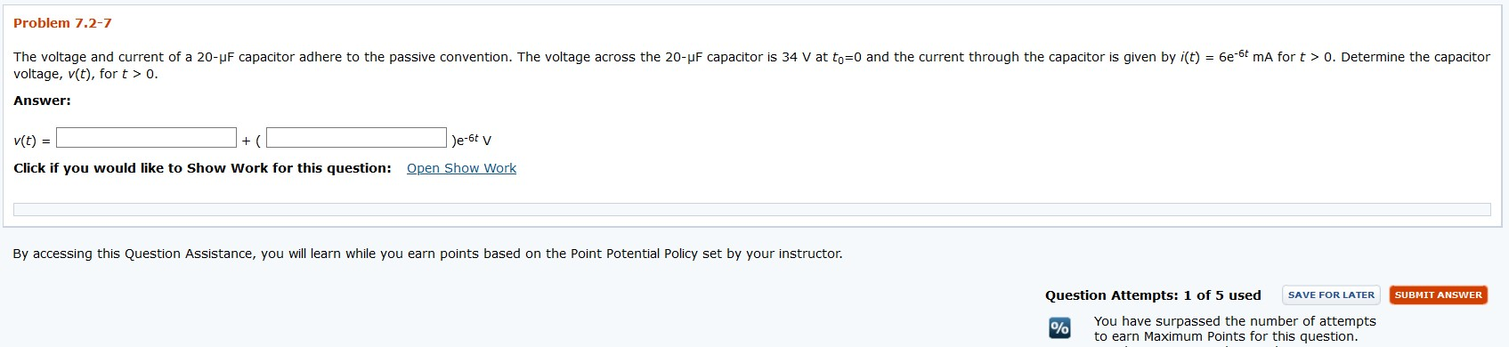 Solved Example 7.2-2 (See Example 7.2-2 in the textbook for | Chegg.com