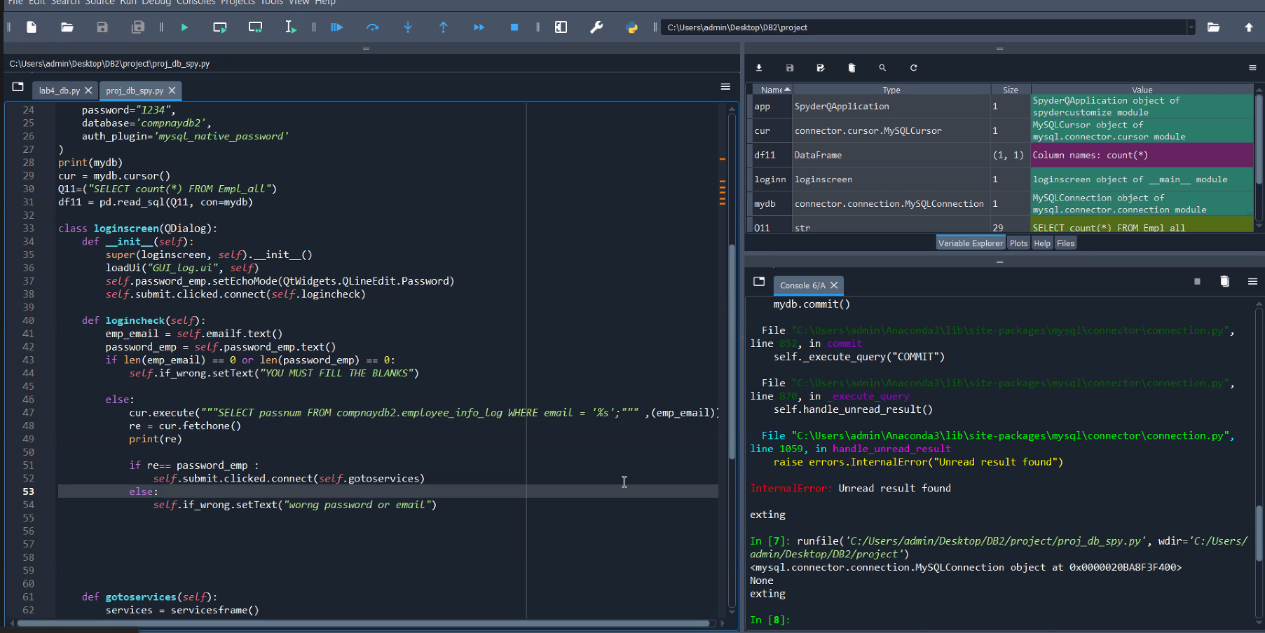I am facing a problem with retrieving a row from the | Chegg.com