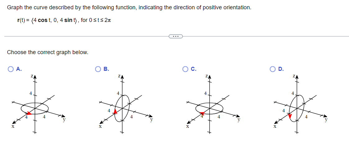 Solved Graph the curve described by the following function, | Chegg.com