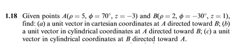 Solved Using the given points. Find the unit Vector in | Chegg.com