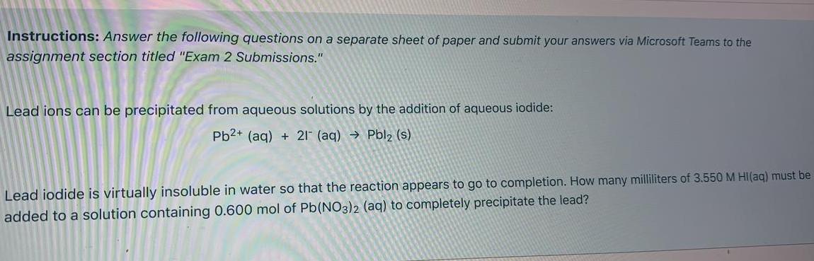 Solved Instructions: Answer the following questions on a | Chegg.com