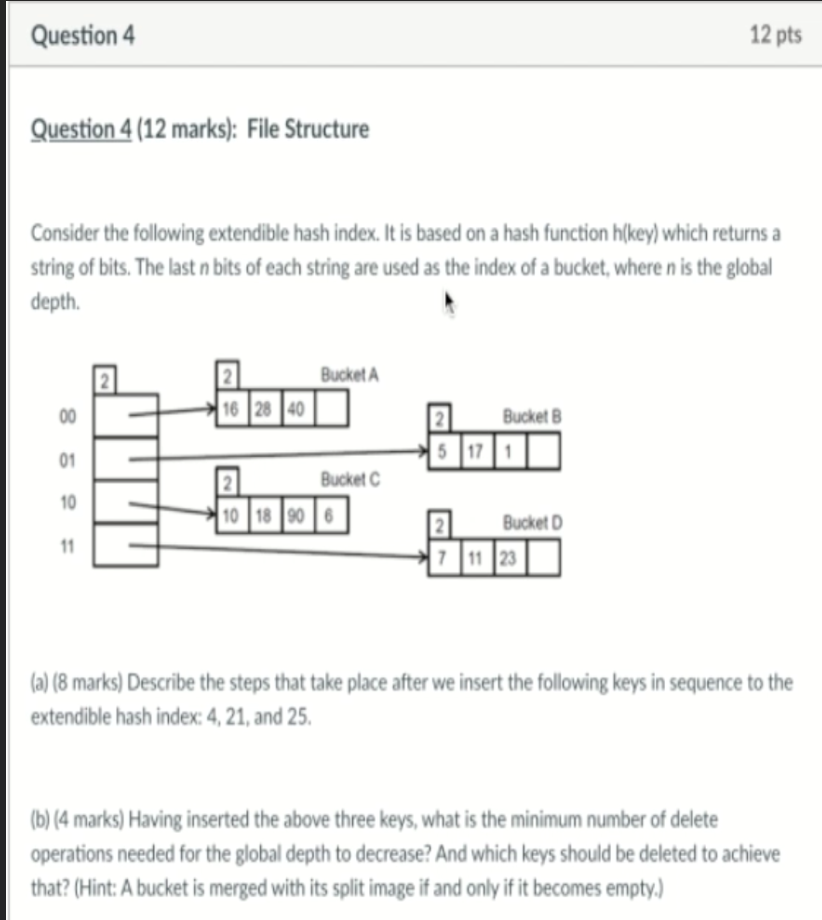 Solved Question 4 12 pts Question 4 (12 marks): File | Chegg.com