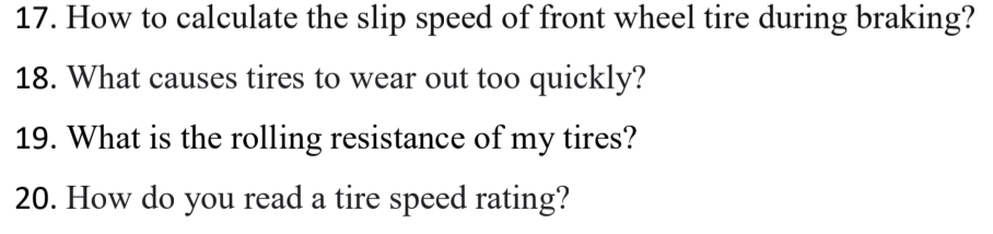 Solved 17. How to calculate the slip speed of front wheel | Chegg.com