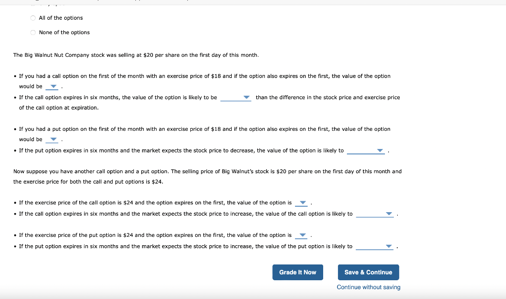 The Chicago Board Options Exchange (CBOE) is one of | Chegg.com