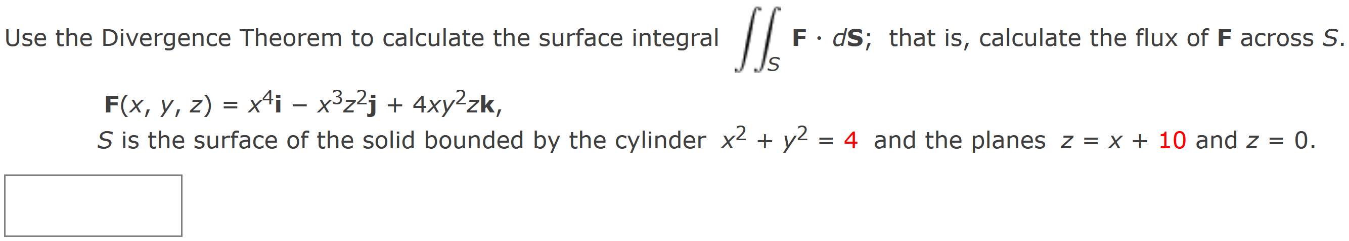Solved Use the Divergence Theorem to calculate the surface | Chegg.com