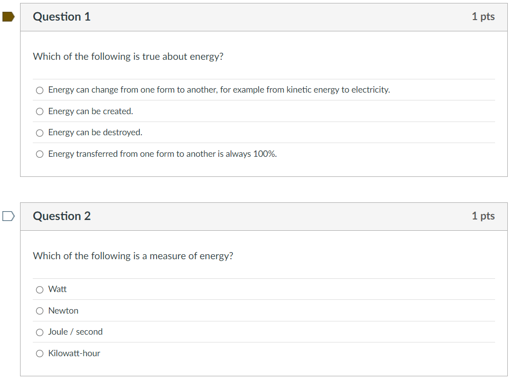 Solved Question 1 ﻿Question 3The specific heat capacity of | Chegg.com