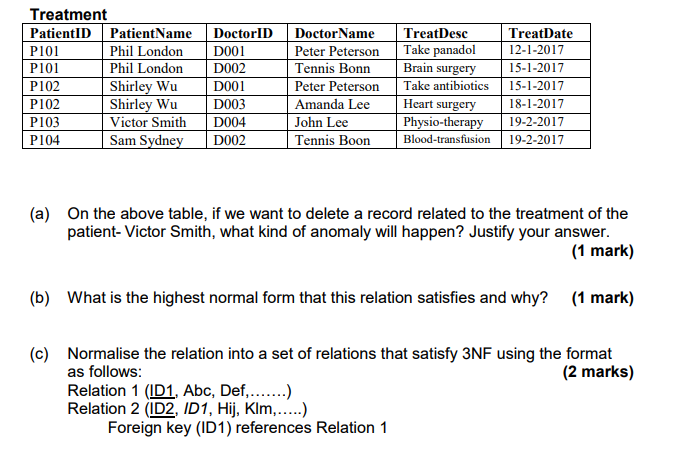 Solved PART A 13 MARKS DATA MODELLING QUESTIONS Students are | Chegg.com