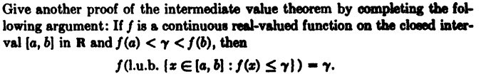 Solved Give another proof of the intermediate value theorem | Chegg.com