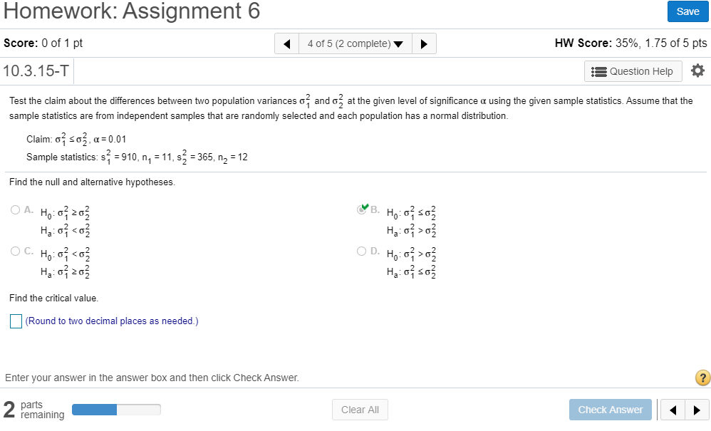Solved Homework Assignment 6 Save Score 0 Of 1 Pt 4 Of 5