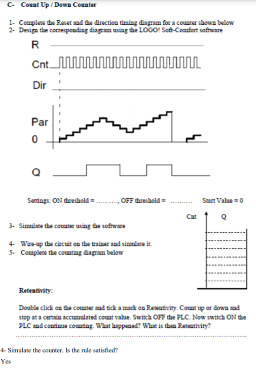 LogoSoft Comfort to write control program using | Chegg.com