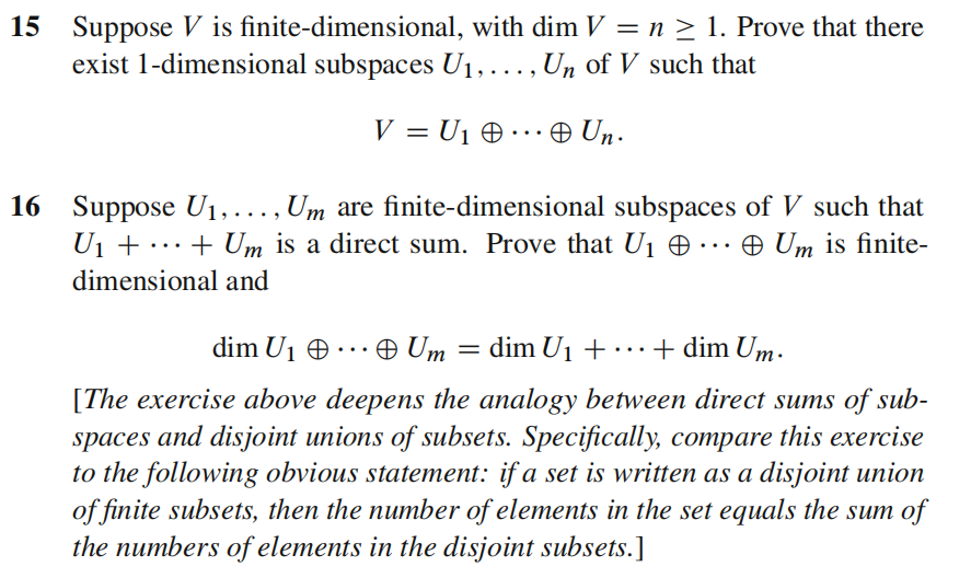 Solved 15 Suppose V is finite-dimensional, with dim V = n > | Chegg.com