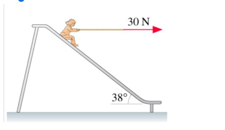 Solved Susie is sliding down a slide. Wanting a faster ride, | Chegg.com