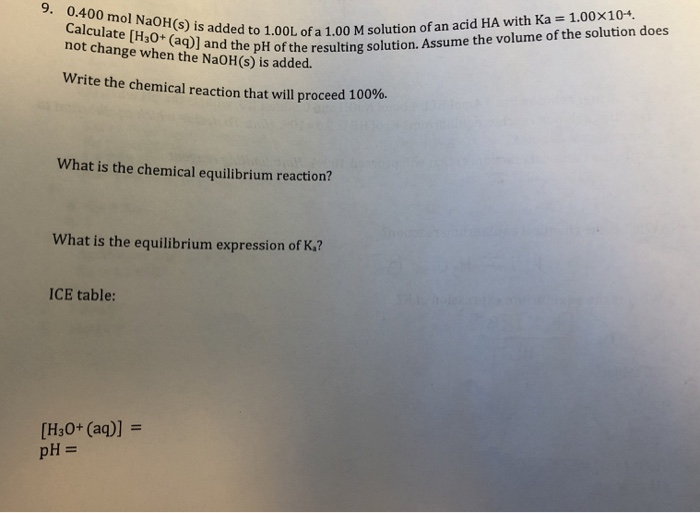 Solved nota (ac) s added to 1.00L of a 1.00 M solution of an | Chegg.com