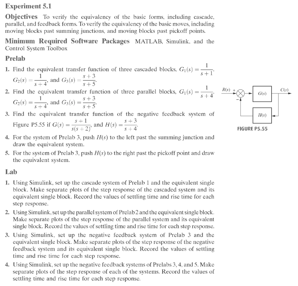 Solved Experiment 5.1 Objectives To verify the equivalency | Chegg.com