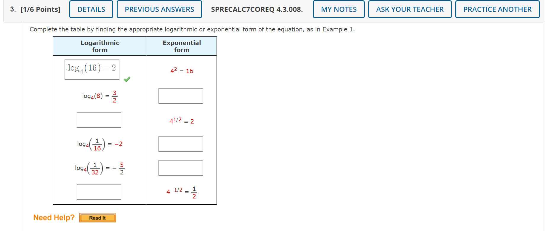Solved 3. [1/6 Points] DETAILS PREVIOUS ANSWERS | Chegg.com