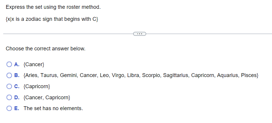 Solved Express the set using the roster method. {x∣x is a | Chegg.com