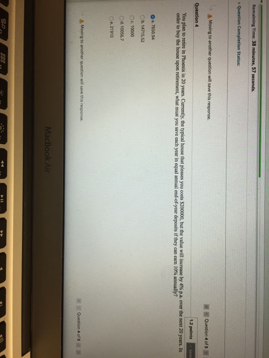 Solved Question Completion Status: ??Question 4 of 5511 1.2 | Chegg.com