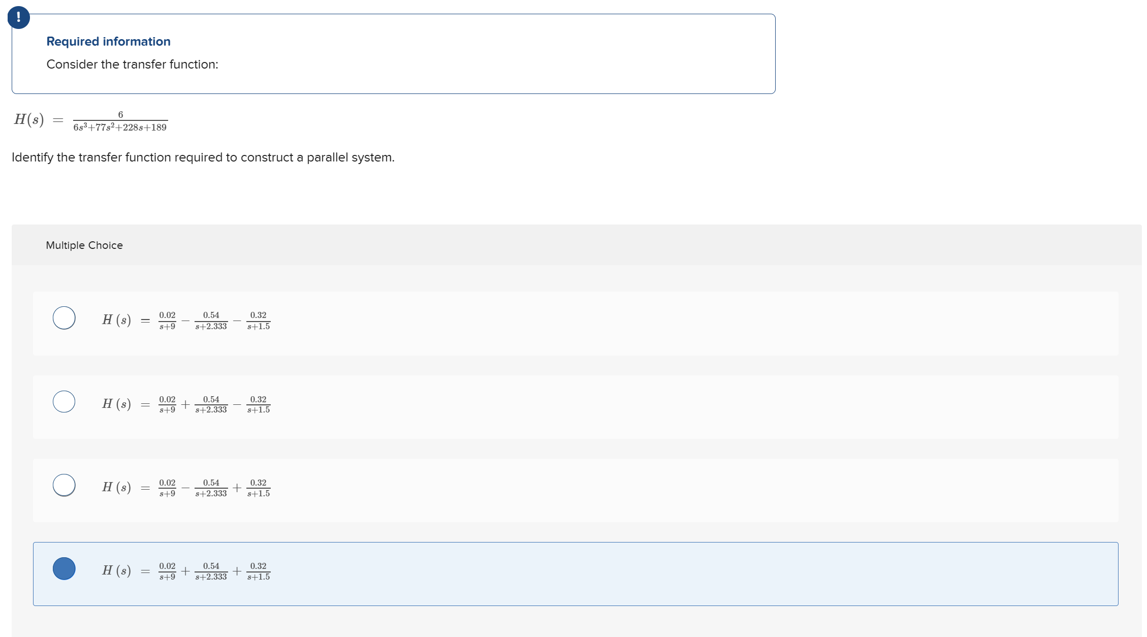 Solved Required informationConsider the transfer | Chegg.com