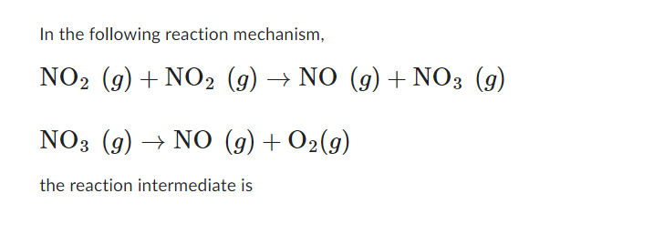Solved In the following reaction mechanism, | Chegg.com