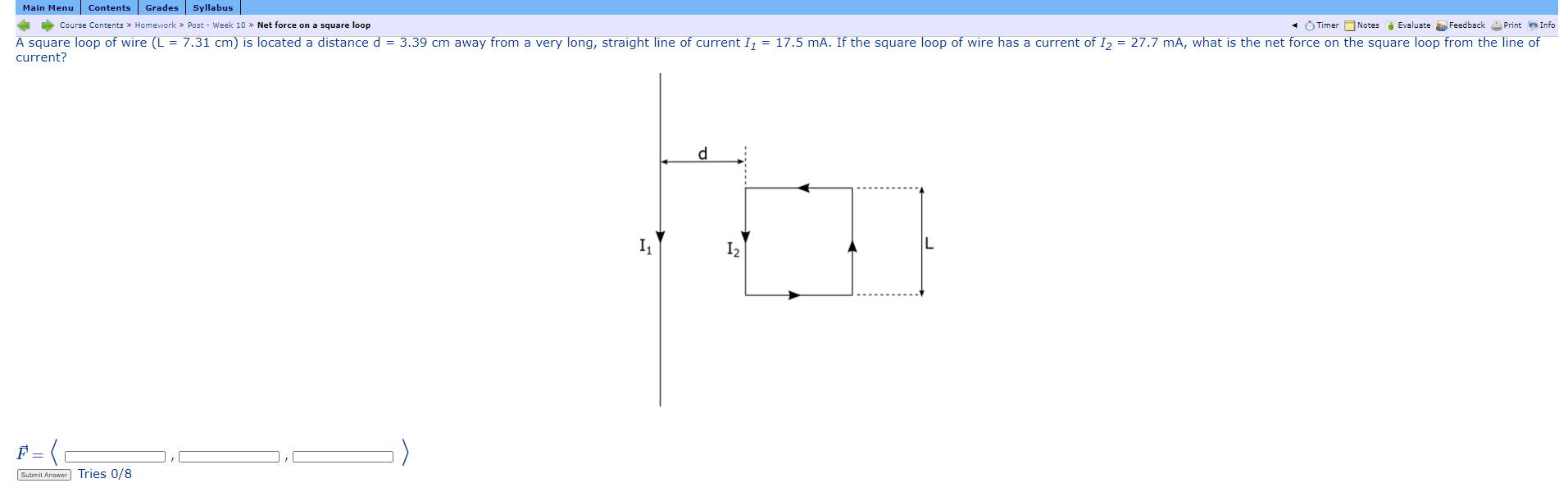 Solved Main Menu Contents Grades Syllabus Course Contents >> | Chegg.com