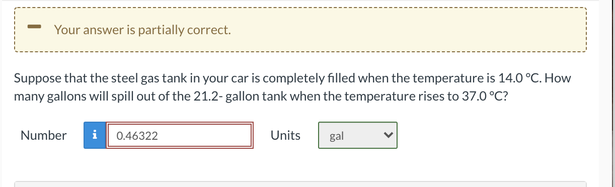 Solved Your answer is partially correct. Suppose that the | Chegg.com