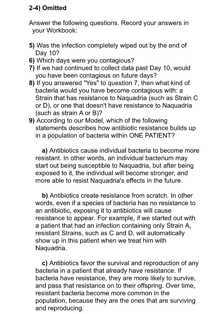 Exercise 7: Ending Treatment Early Let's run the same | Chegg.com