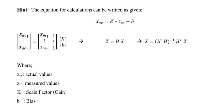 IR Range Sensor Calibration Calibrate IR Range Sensor | Chegg.com