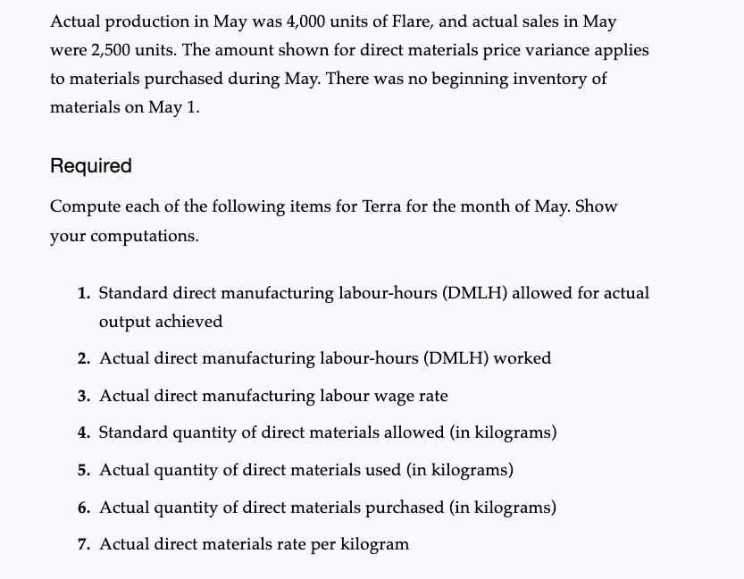 Solved 7-31 Direct materials and manufacturing labour | Chegg.com