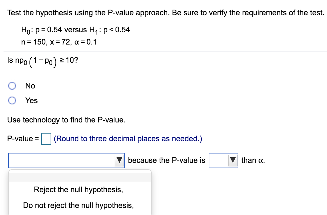 Solved Test the hypothesis using the P-value approach. Be | Chegg.com