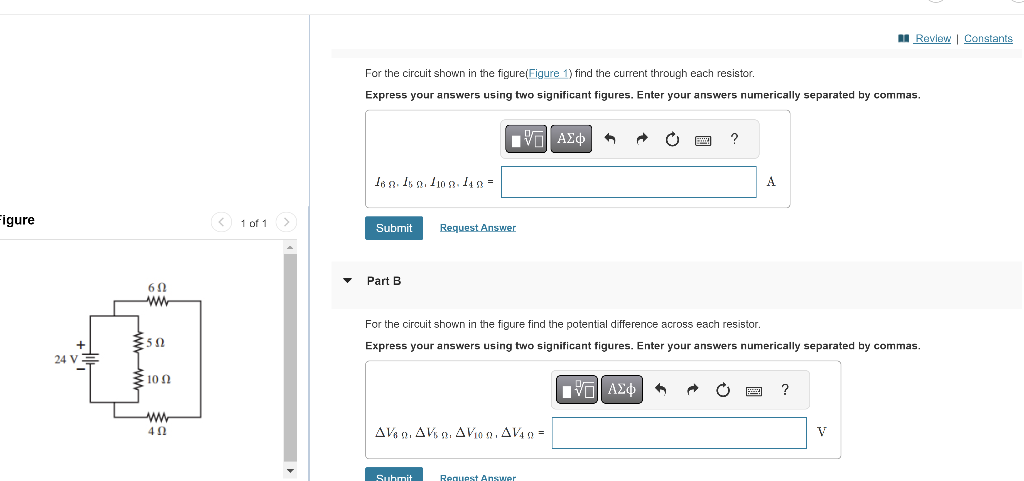 Solved For the circuit shown in the figure(Figure 1) find | Chegg.com