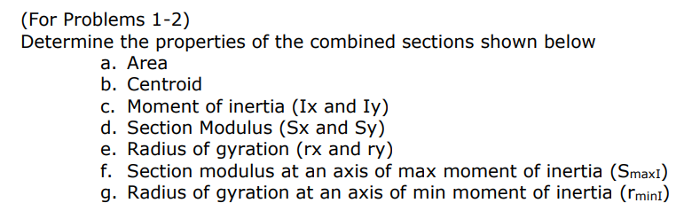 Channel Section = C15x40 Wide Flange Section = | Chegg.com