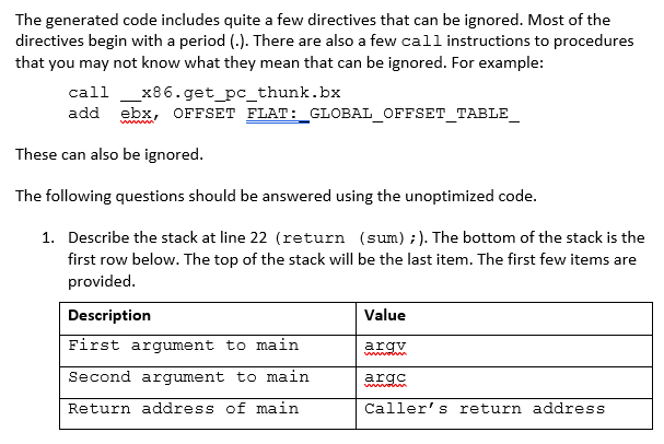 C Code Compilation & Assembly: Compile code in | Chegg.com
