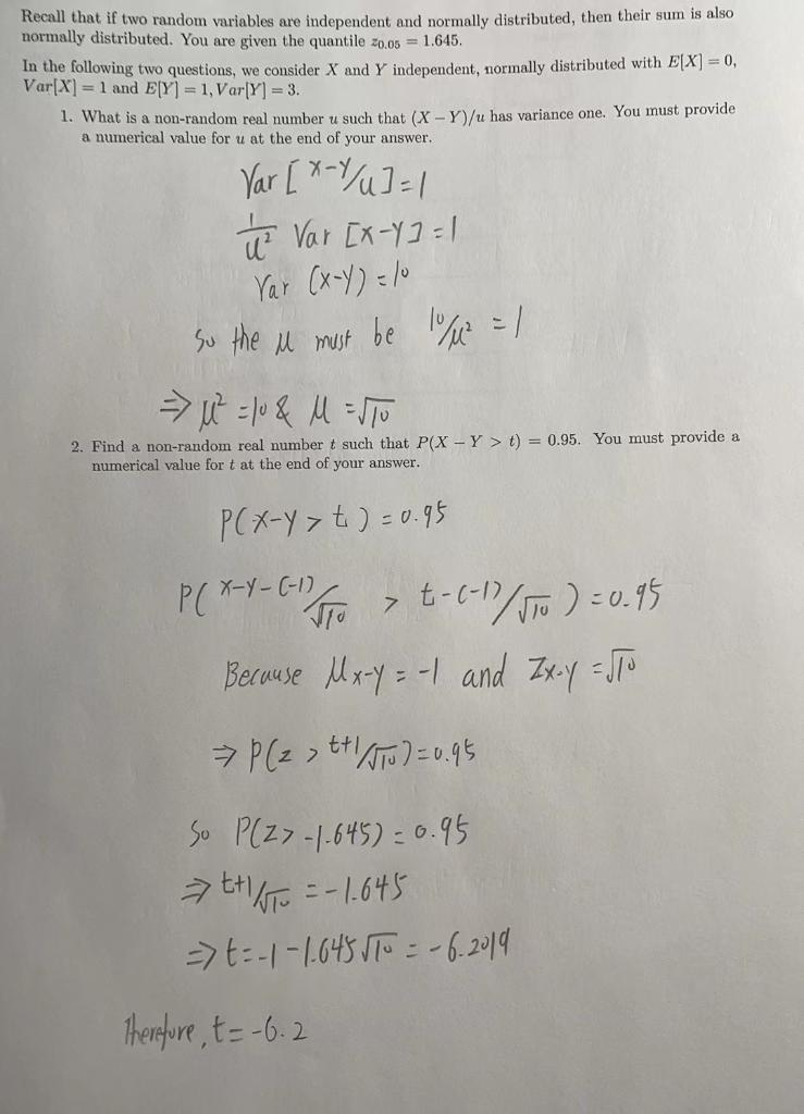 Solved Verify the answers by performing simulations with R, | Chegg.com