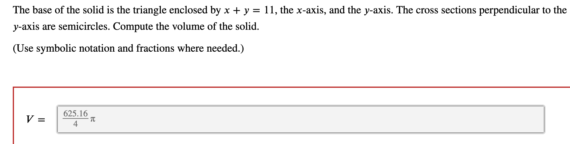 Solved The base of the solid is the triangle enclosed by \\( | Chegg.com