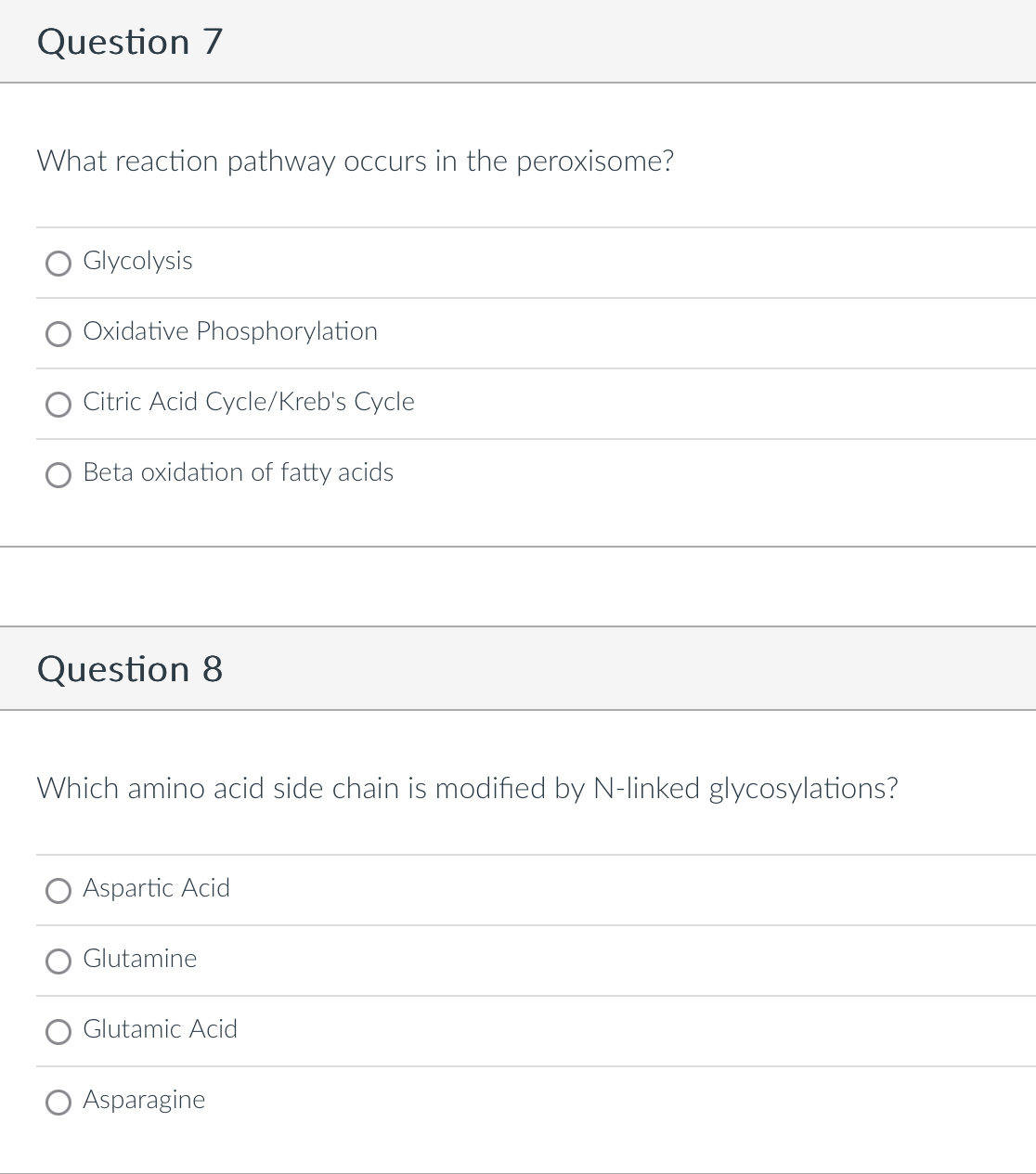 Solved Question 7What reaction pathway occurs in the | Chegg.com