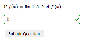Solved If f(x)=6x+5, ﻿find f'(x). | Chegg.com